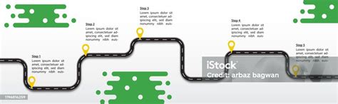 여행 로드맵 경로 위치 인포그래픽 인포그래픽에 대한 스톡 벡터 아트 및 기타 이미지 인포그래픽 도로 거리 Istock