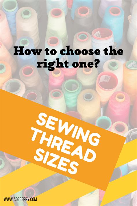 Sewing Thread Weight Chart Sewing Thread Size Chart Pdf