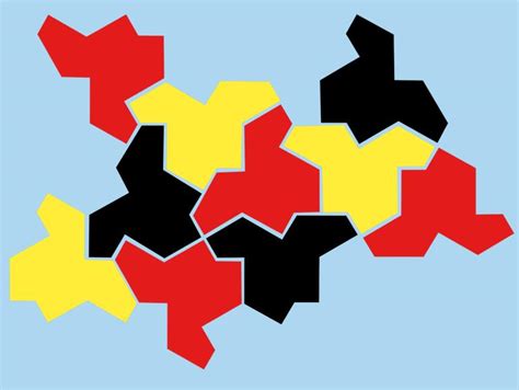 The Non Repeating Tile Pattern Aperiodic Tiling