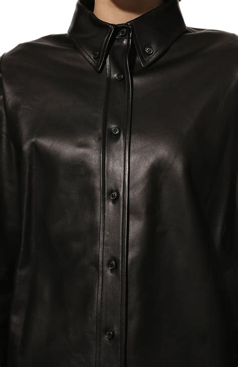 Женская черная кожаная куртка Miu Miu купить в интернет магазине ЦУМ арт Mpc184 104s F0002