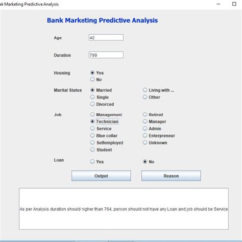 Continuation Of Demo Snapshot Of The Tool Along With Reasons For