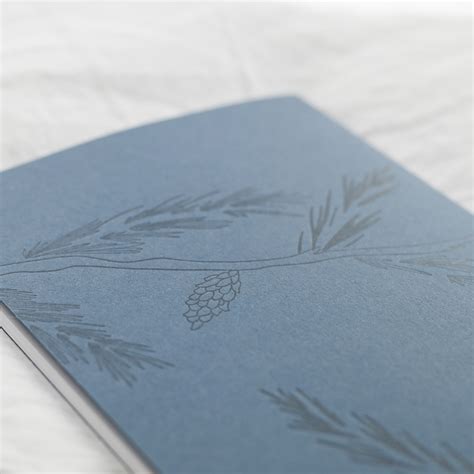 Stellar Jay Mono Birds Large Notebook House Of Book Brew