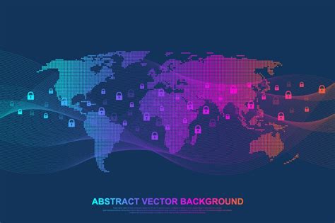 Futuristic And Abstract Colorful Background Vector Image