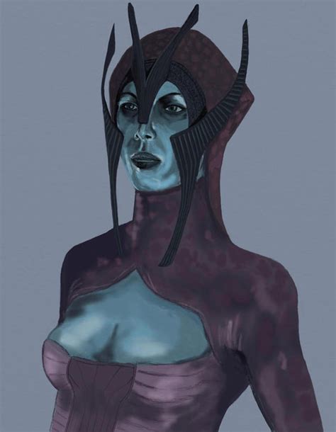 Mass Effect Matriarch Benezia By Kulibrnda On Deviantart