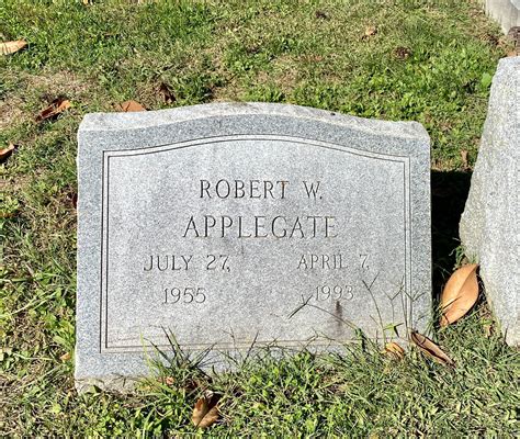 Robert William Applegate 1955 1993 Find A Grave Memorial