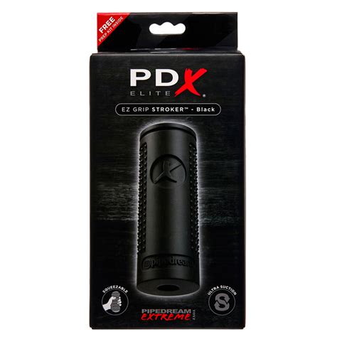 Pipedream Pdx Elite Ez Grip Stroker Black Bath And Beauty Fast Delivery