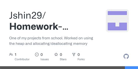Github Jshin29homework Projects One Of My Projects From School Worked On Using The Heap And
