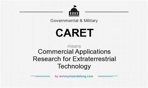 caret commercial applications research for extraterrestrial