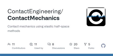 GitHub ContactEngineering ContactMechanics Contact Mechanics Using Elastic Half Space Methods