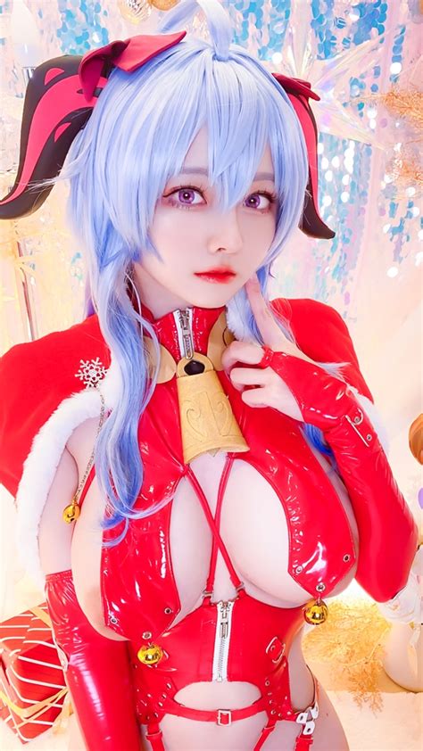 Arty Huang Ganyu Xmas Nude NudeCosplayGirls