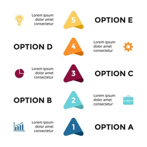 Data Chart Diagram And Graph Color Line Icon Set Vector Image