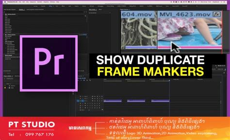 Show Duplicate Frame Frame Video Editing Markers