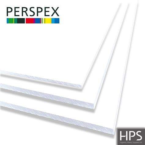 White Opal Perspex Sheets 2030 X 1520 X 3mm 15mm Hygienic