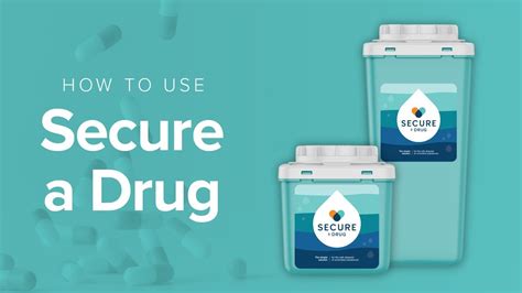 How To Use Our Controlled Substance Disposal Containers Secure A Drug
