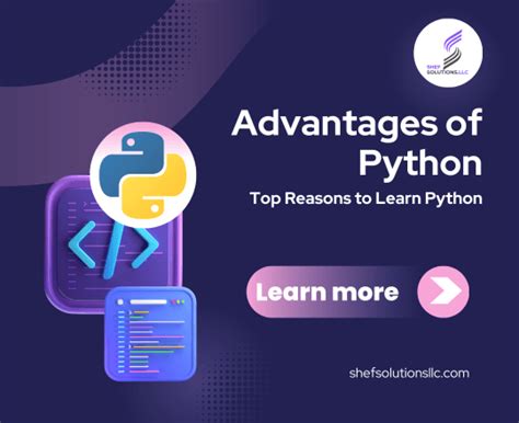 Advantages Of Python Top Reasons To Learn Python Shef Solutions LLC