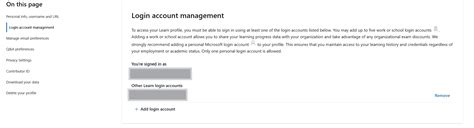 Manage Your Microsoft Learn Profile Settings Microsoft Learn