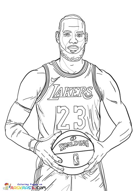 Printable Lebron James Coloring Pages