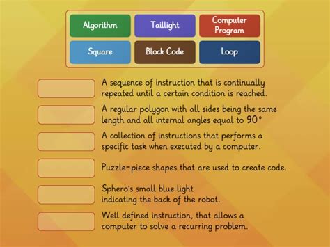 Coding Terms Match Up