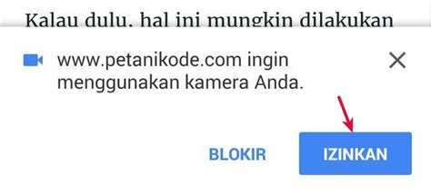 Cara Mengakses Webcam Dari Html Dan Mengambil Gambar