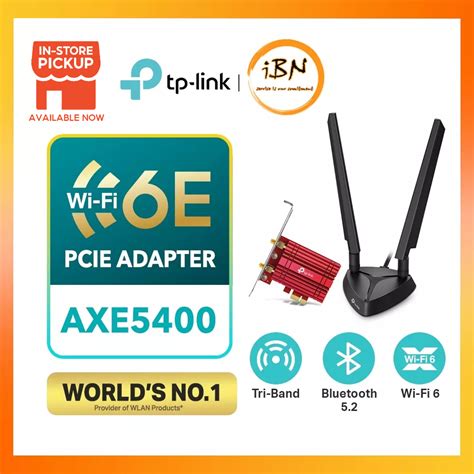 TP Link AXE5400 Archer TXE75E Tri Band New 6Ghz WIFI 6E WIFI 6 Bluetooth 5 2 Wireless