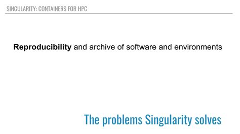 Introduction To Singularity And Data Containers Pptx