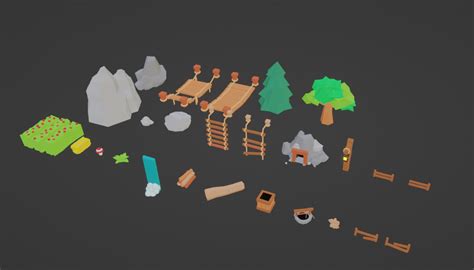 Hexagon Tilset Kit 3d By Blackbugit