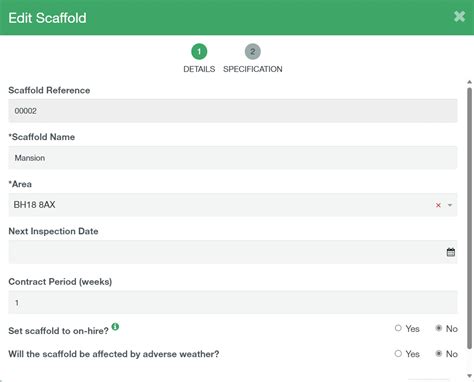 Editing Scaffolds Smart Scaffolder