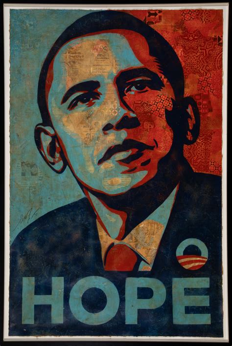 Viral Obama Hope Poster Original Up For Grabs
