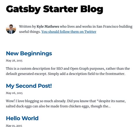【gatsby js】ブログを立ち上げてみる ダッシュで奪取
