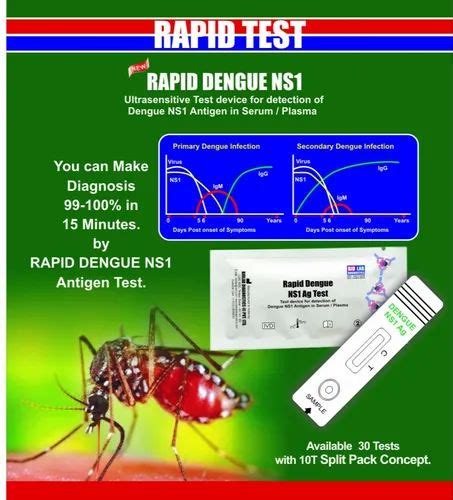 Dengue And Malaria Test Kits Dengue Ns1 Ag Rapid Test Kit Manufacturer From Mumbai