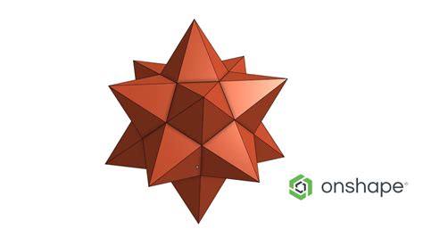 Exploring The Small Stellated Dodecahedron In Onshape A Fascinating
