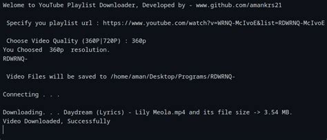 GitHub Amankrs YouTubeVideoDownloader You Can Download Any YouTube Video Using These Python