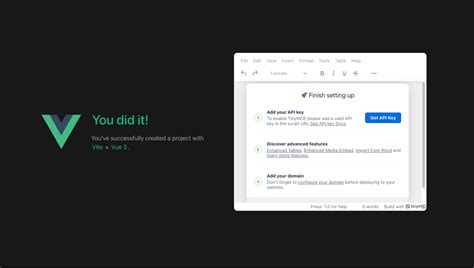 How To Create A Vue Project With Tinymce Tinymce