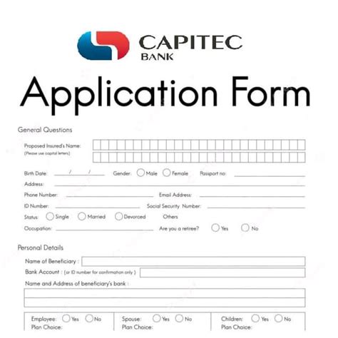 Capitec Online Application Form For Job