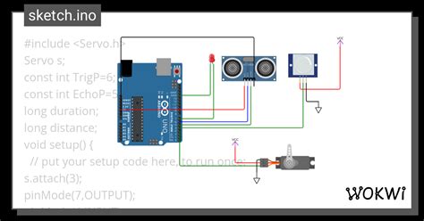 Dustbin Wokwi Esp32 Stm32 Arduino Simulator