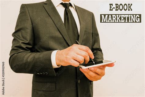 Conceptual Hand Writing Showing E Book Marketing Concept Meaning Digital File That Can Be Used