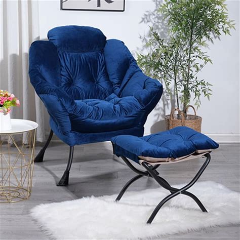 Tabaray Lazy Chair With Ottoman Modern Lounge Accent Chair With