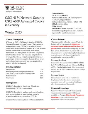 Assign Module Skeletal Notes CSCI CSCI NETWORK SECURITY ASSIGNMENT NO Date