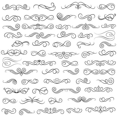 Premium Vector Vector Graphic Elements For Design Vector Elements Swirl Elements Decorative