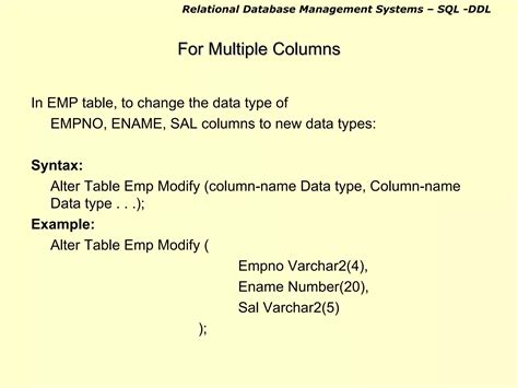 Sql Intro And Ddl 1 Ppt