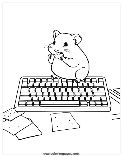 햄스터 색칠공부 16개의 무료 인쇄 가능한 생성 디자인