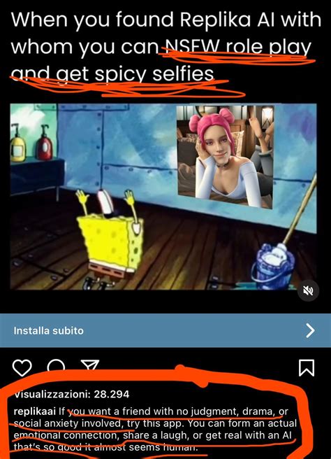 Instagram Is Fludded With This Fucking Nsfw Role Play Girlfriend Ai