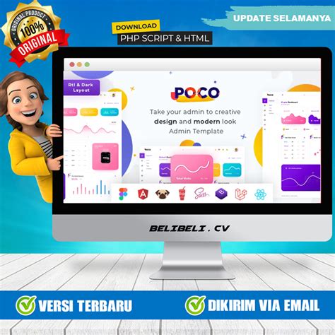 Jual Bootstrap 5 Poco Bootstrap 5 Html React Angular 16 Figma
