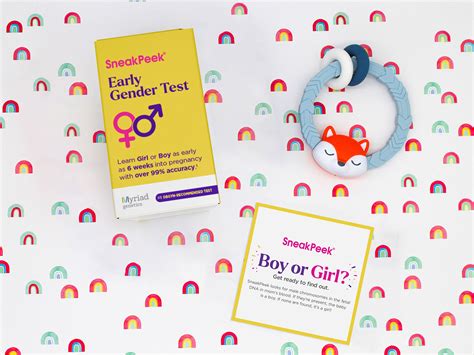 SneakPeek At Home Gender Test