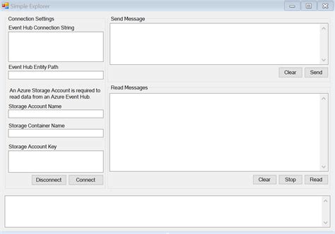 Github Jfarleyxsimple Event Hub Explorer A Simple But Helpful Windows Forms App For Sending