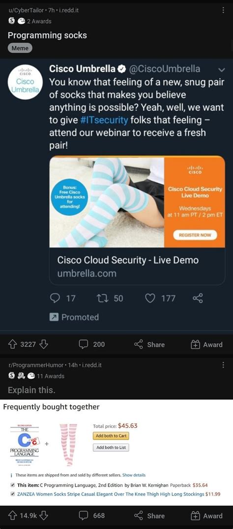 cisco knows what programmers want programmerhumor