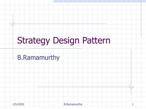 PPT Strategy Design Pattern PowerPoint Presentation Free Download ID 9607177