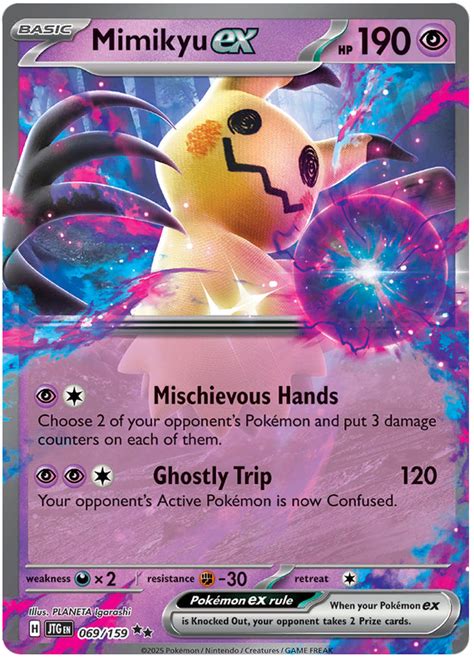 Mimikyu Ex Journey Together 69 Pokemon Card