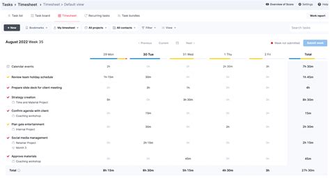 Consultant Time Tracking And Timesheet Template Scoro