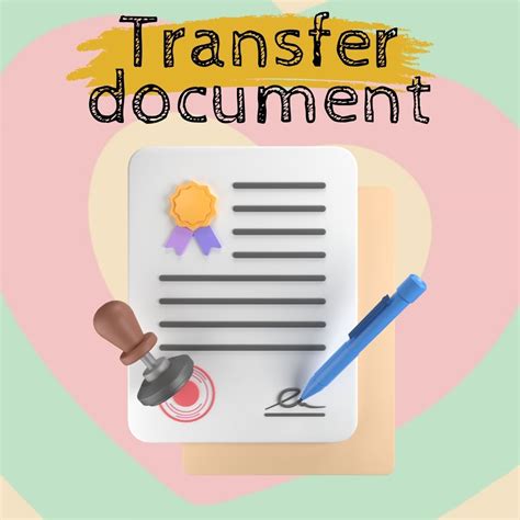 Transfer Document Kleuterklas